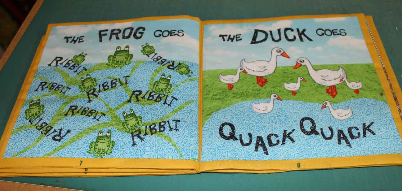 Crazy Quilter on a Bike!: And the frog goes RIBBIT......