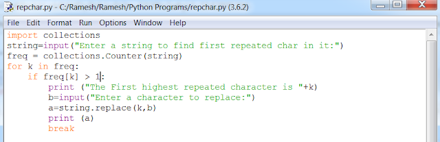 PYTHON PROGRAMS - RAMESH'S BLOG
