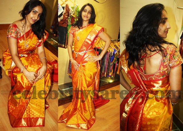 Srihita's Traditional Saree - Saree Blouse Patterns