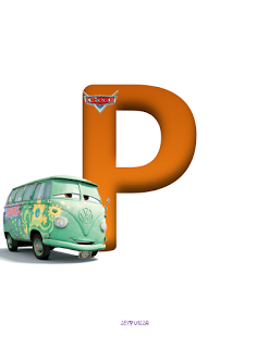 Alfabeto de Cars con Minúsculas y Números. - Oh my Alfabetos!