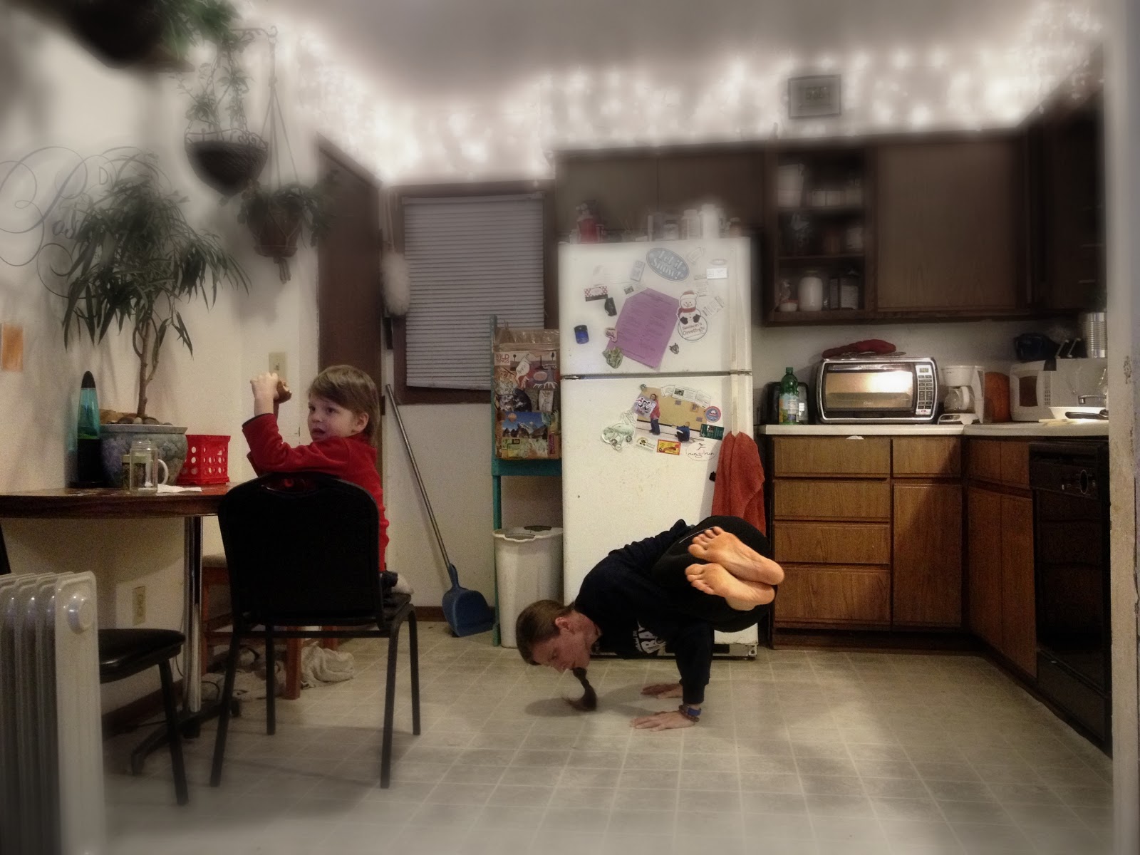 Barefoot Angie Bee: Side Crow and Inauguration