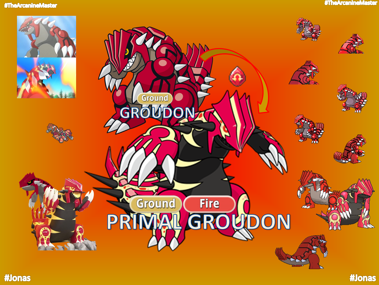 Evolucao De Groudon