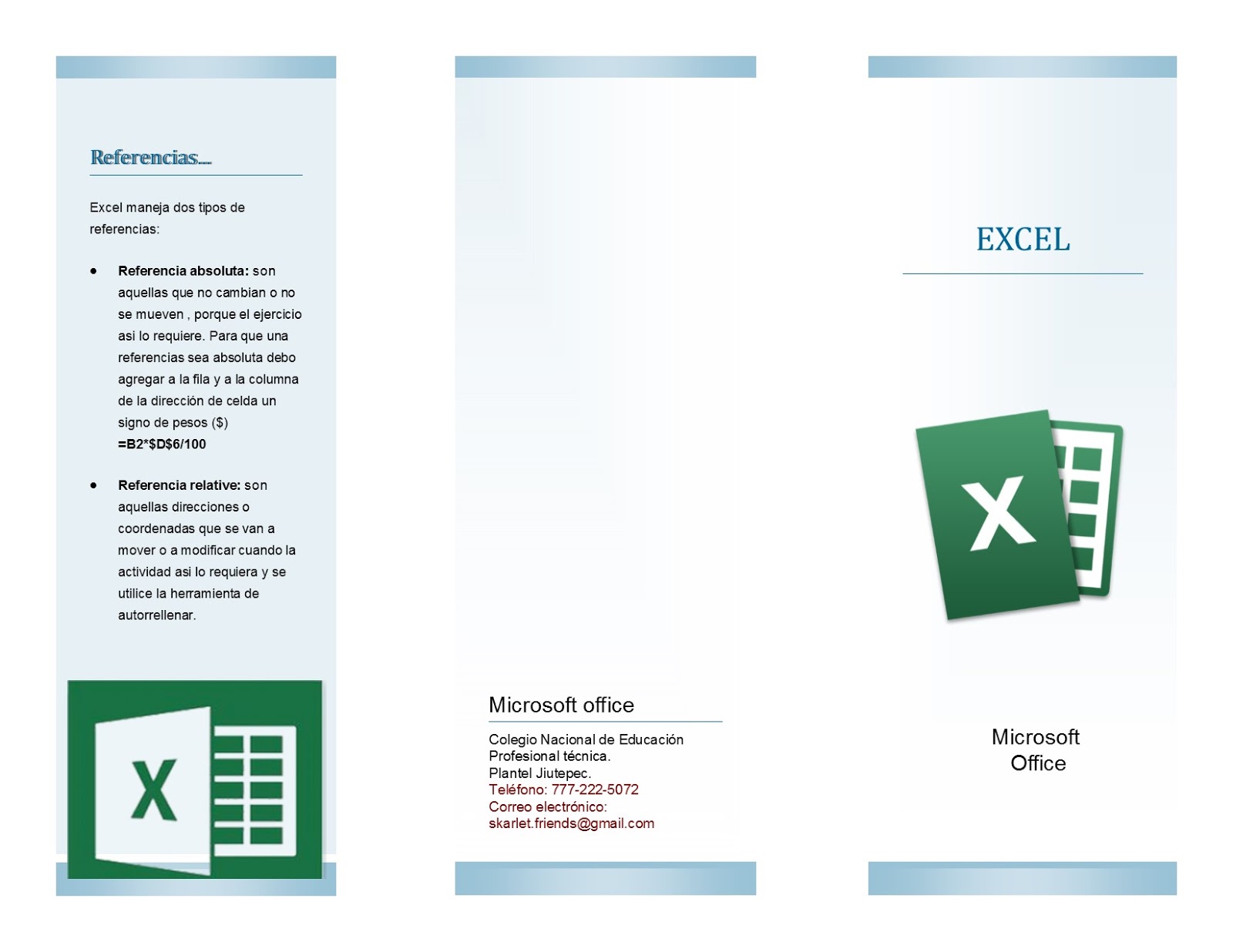 TRIPTICO EXCEL