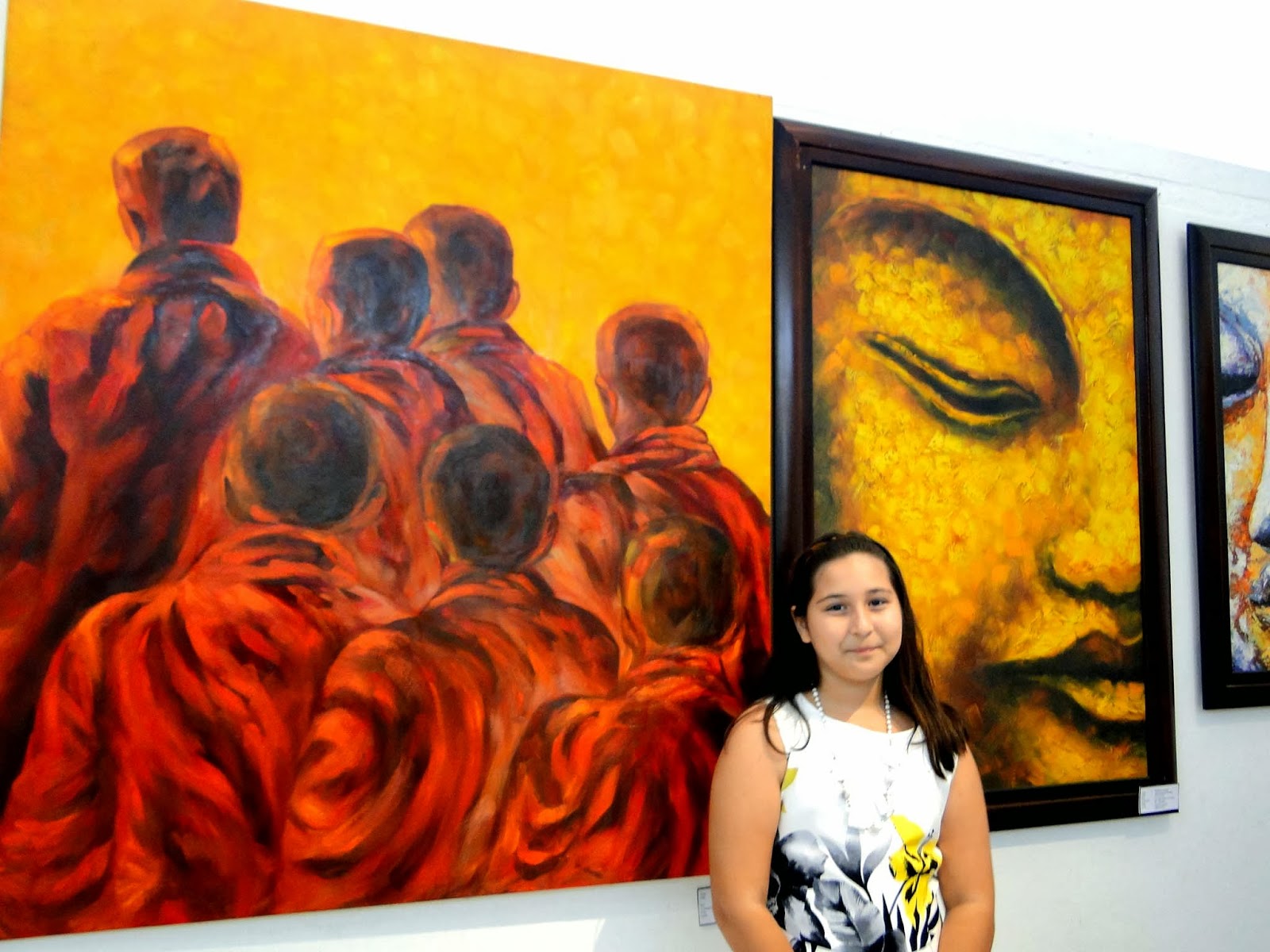 SANDHYA REGMI'S 7th SOLO PAINTING EXHIBITION ENTITLED "FACES OF BUDDHA"