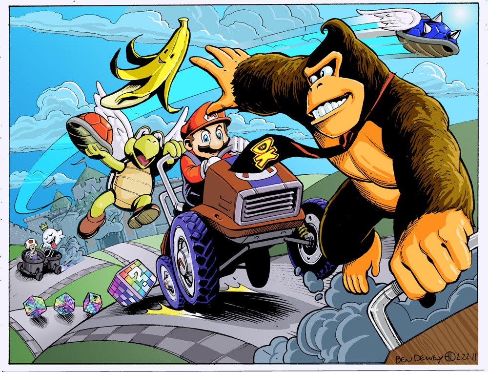 Dewey Draws!: A Blue Shell Attack Means You're #1