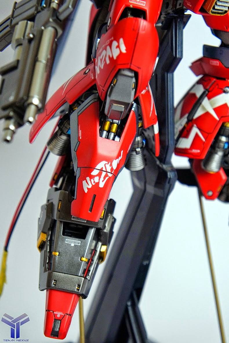 Custom Build: G-system 1/100 Sazabi Evolve ver 2.0 "Blazin" + LED