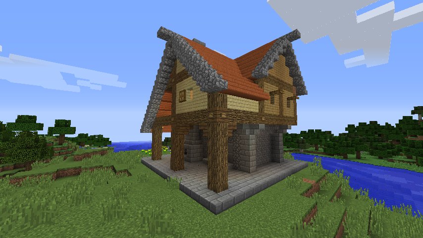 Mini Tutorial Minecraft : Casas medievales - Forja