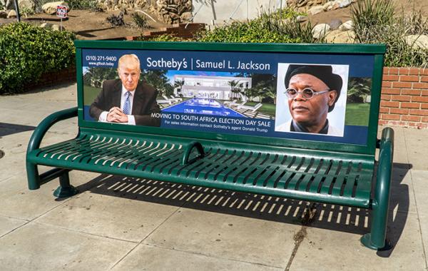 daily timewaster: Now appearing on bus benches in LA