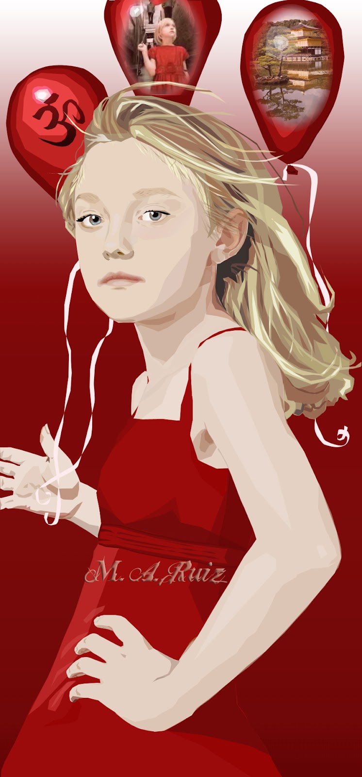 Cartoon Pictures of Dakota Fanning
