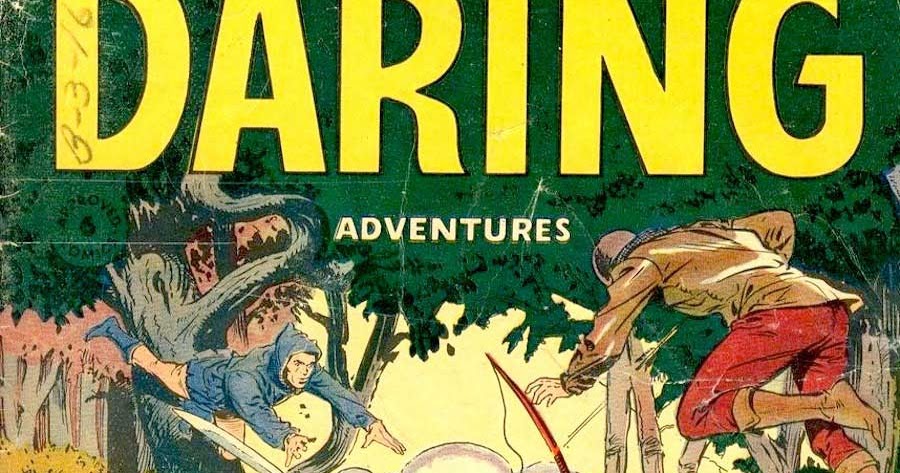 Daring Adventures / Approved Comics #6 - Matt Baker cover - Pencil Ink