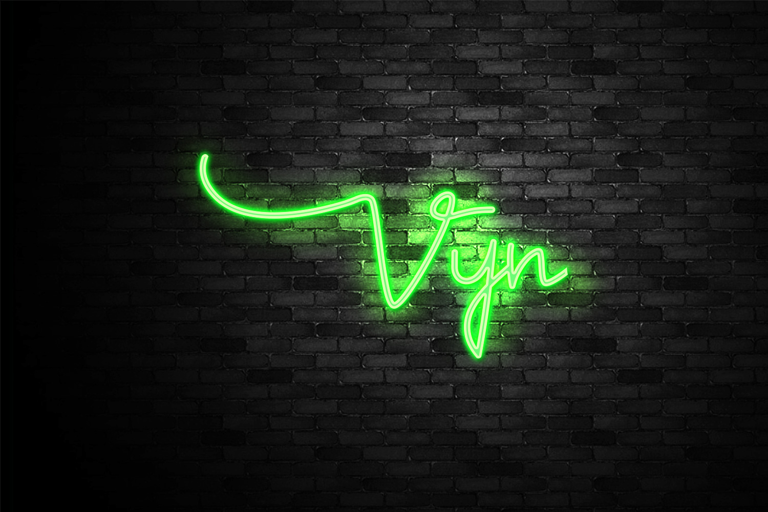 free neon mockup 3