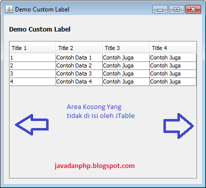 Mempercantik Tampilan Jtable Pada Aplikasi Java - Belajar Java Dengan Mudah