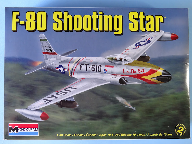 Plastic Models on the Internet: Kit review vol.6: Lockheed F80C Shooting Star
