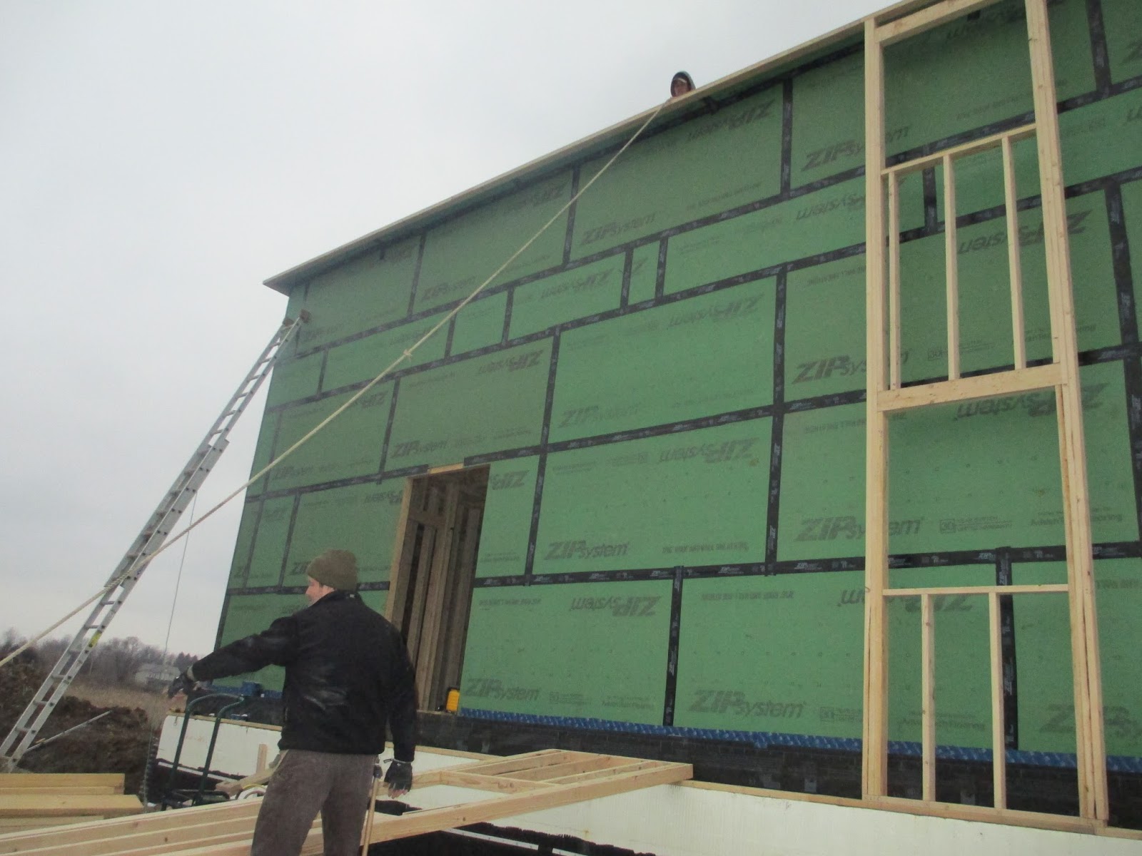 Rochester Passive House: Wall Assembly 2