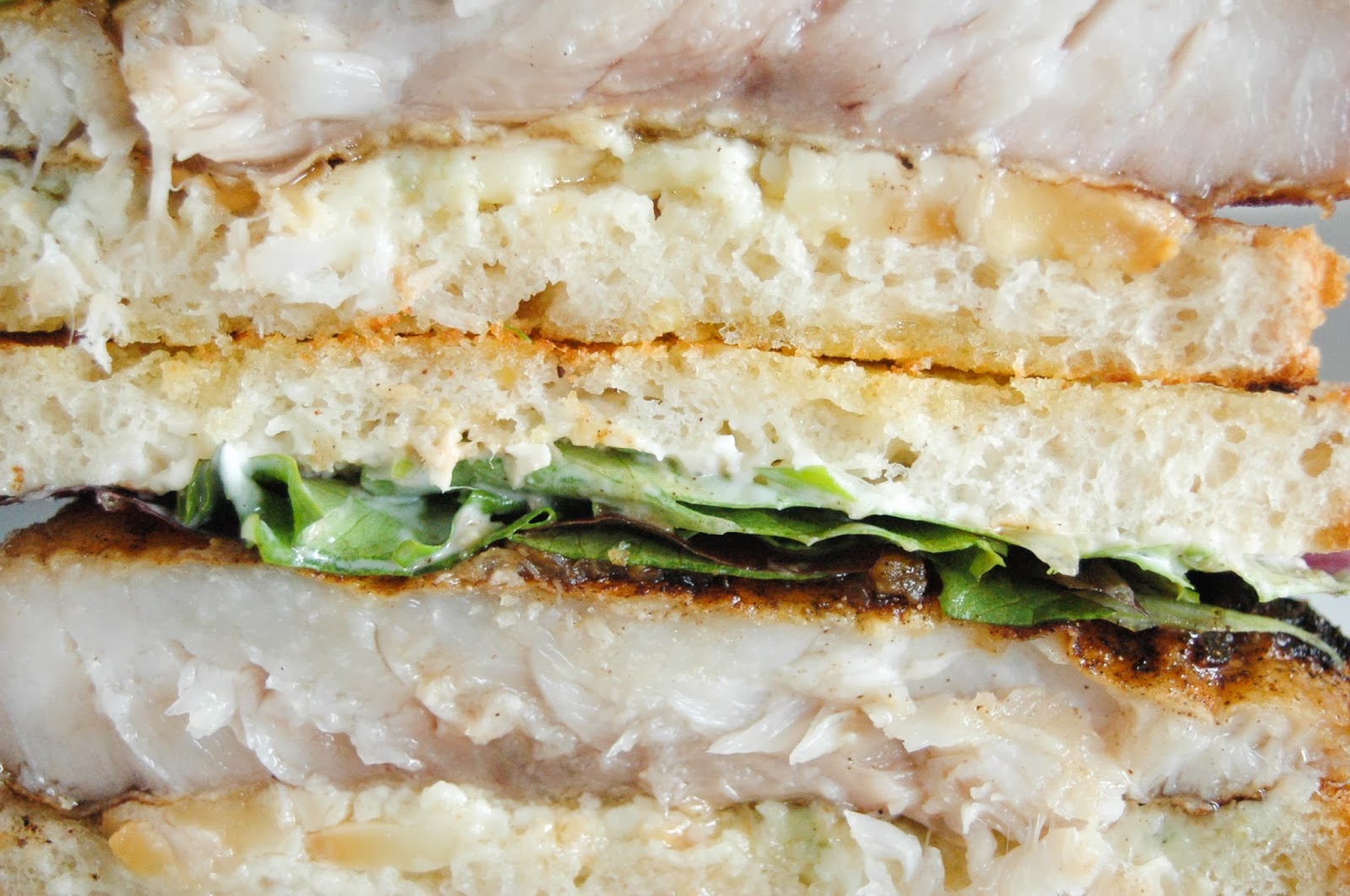GLORIOUS SANDWICHES: THE BLUE SNAPPER breaded snapper + blue cheese ...