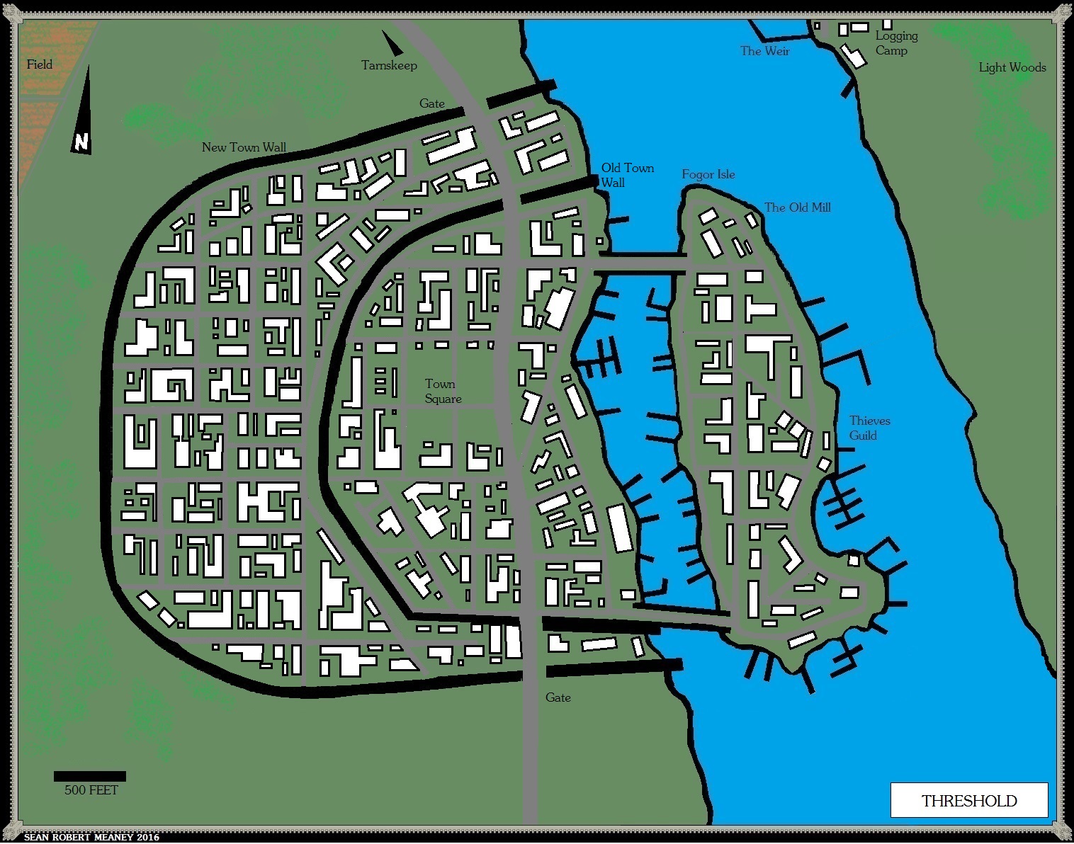 Valianttheywere: Map of the Week: The Town of Threshold