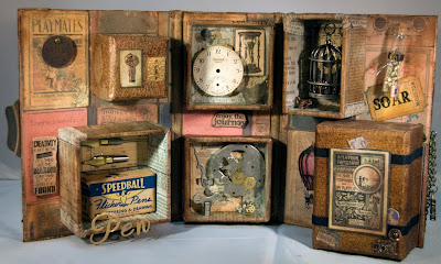 Stampensteins Castle: Tim Holtz Configurations Box Book