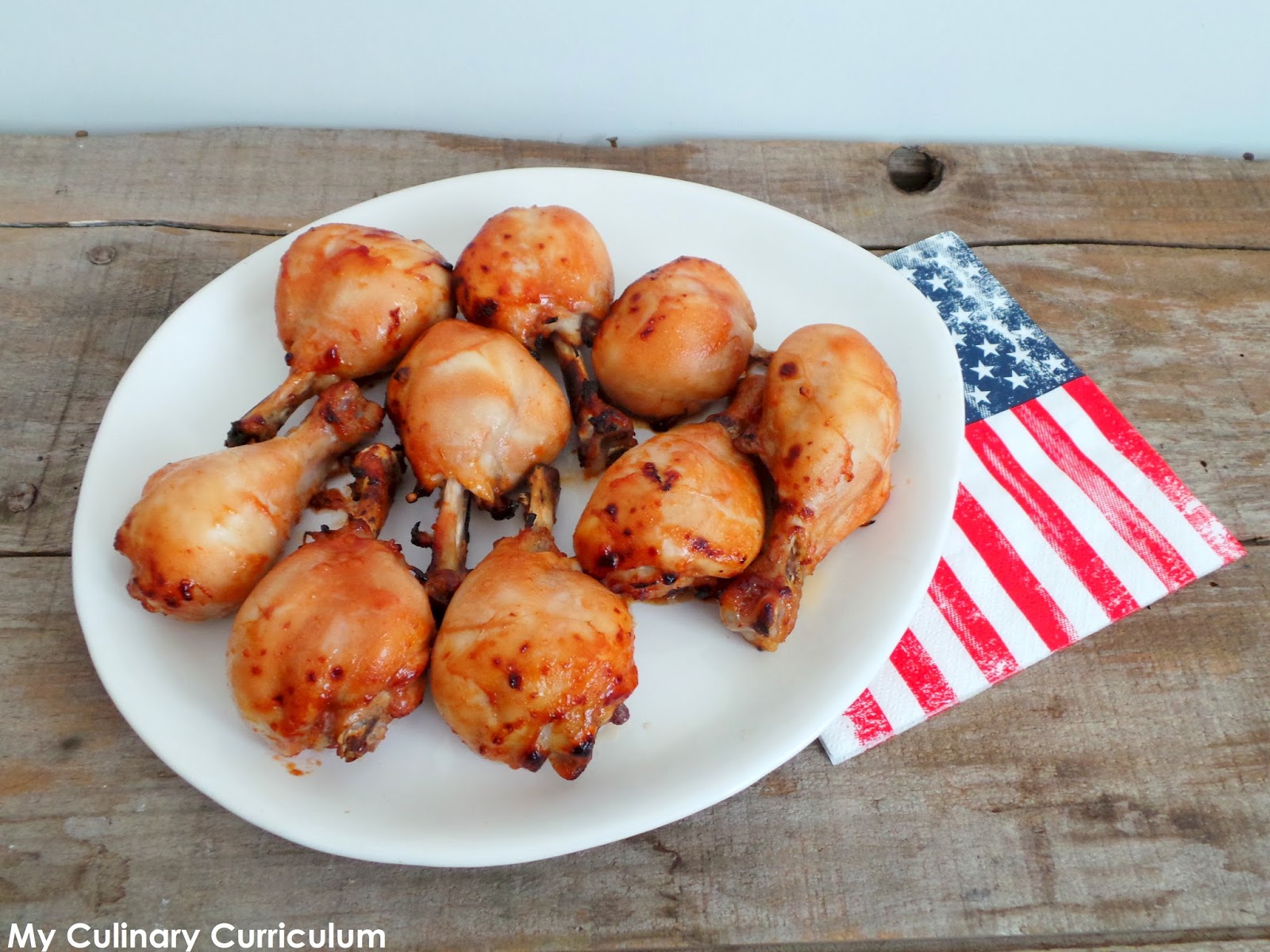 My Culinary Curriculum: Pilons de poulet marinés à la sauce presque ...