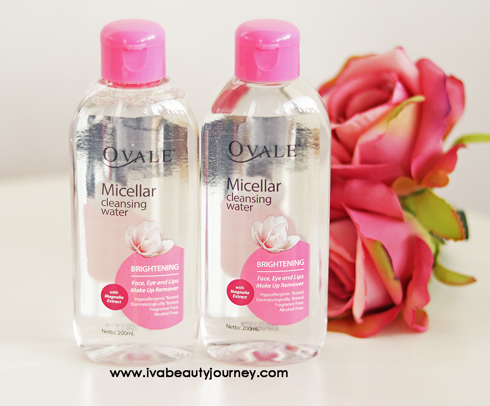 REVIEW OVALE MICELLAR WATER BRIGHTENING | iva's beauty journey