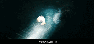 GIF DE PELICULAS: GIF MOSASAURUS JURASSIC WORLD EL REINO CAIDO