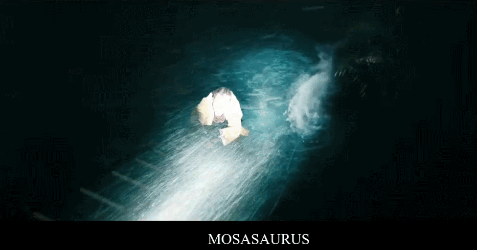GIF DE PELICULAS: GIF MOSASAURUS JURASSIC WORLD EL REINO CAIDO