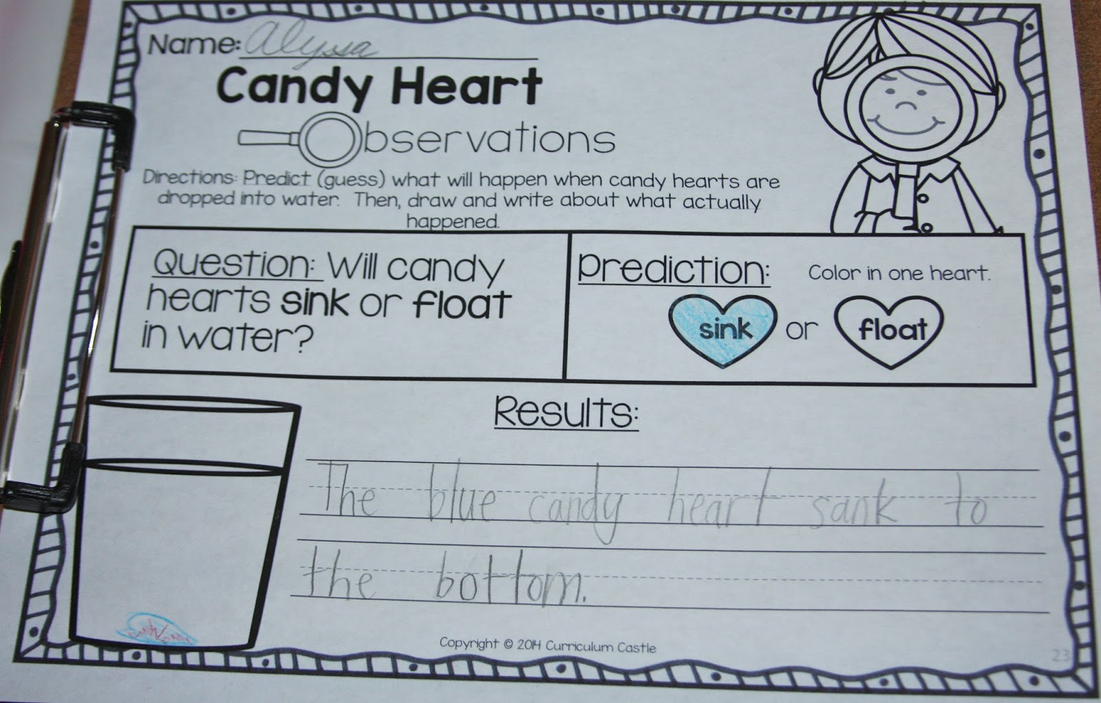 A Learning Journey: E is for Experiments With Candy Hearts