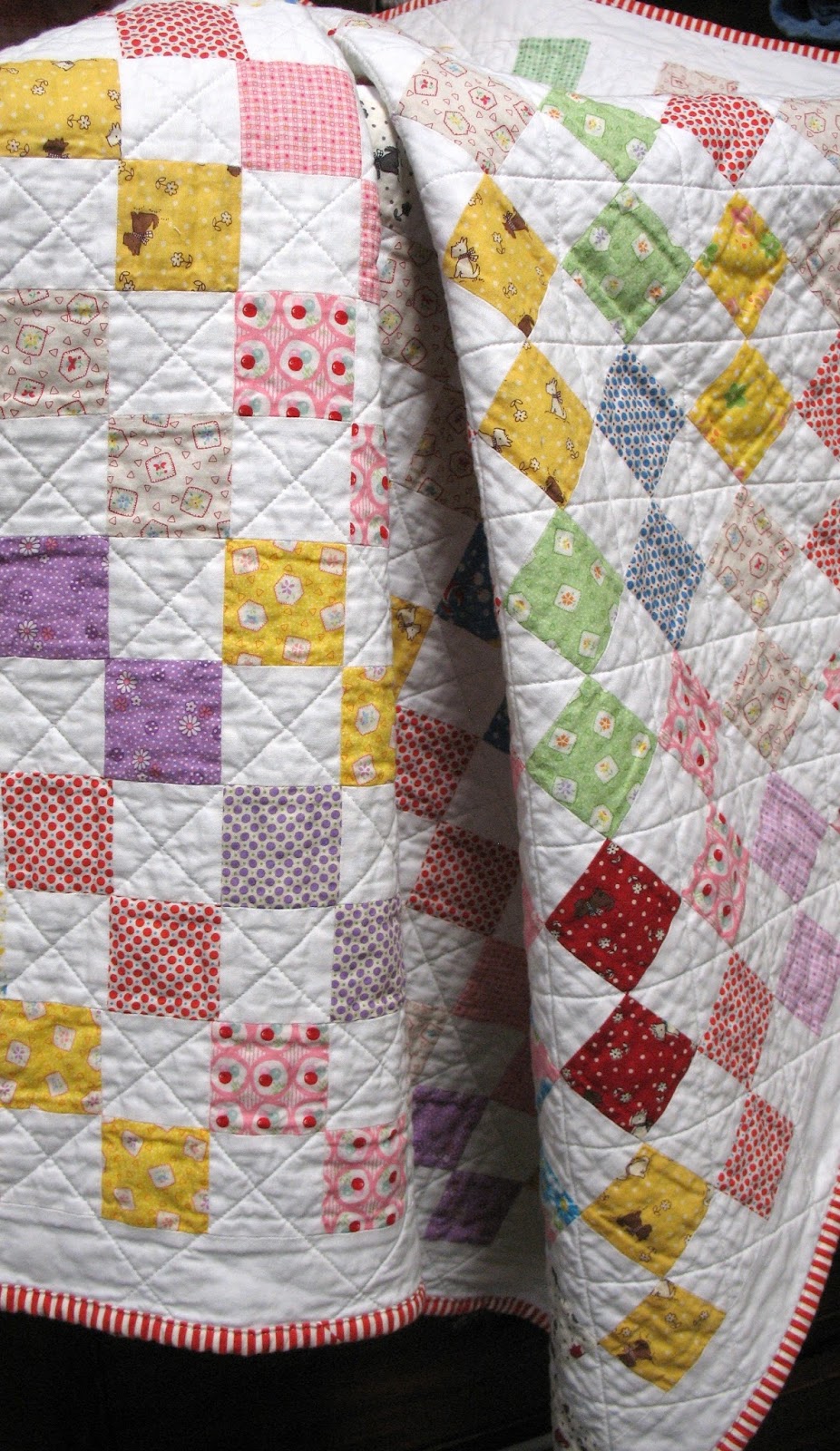Ye Olde Sweatshop: Four Patch Quilt (#77)