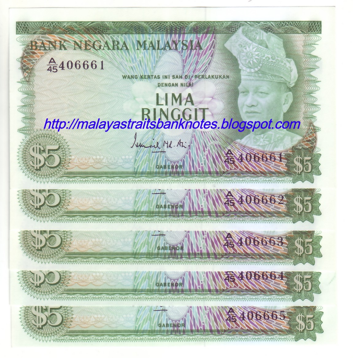 Banknotes From British Malaya and Malaysia (Contact Us If U Have ...