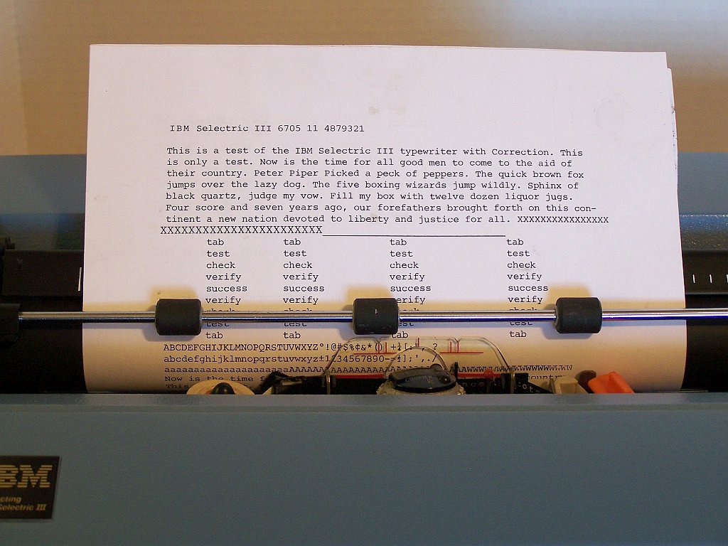 IBM Selectric Typewriters: 2018