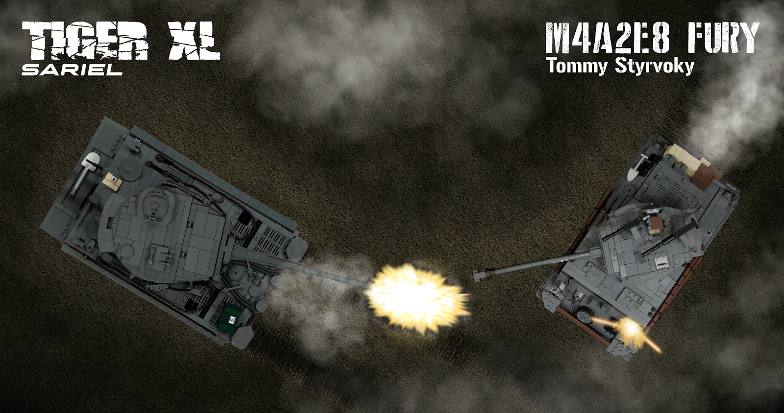 Tommy Styrvoky's MOCs: M4A2E8 FURY Sherman Tank