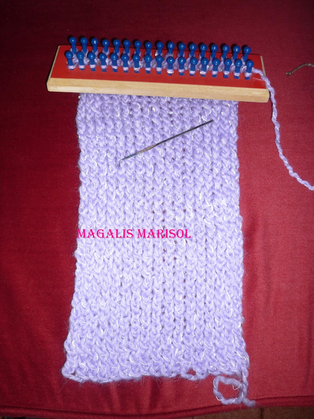 EDREDONES DE PATCHWORK Y ALGO MAS: Tejiendo con Telar Rectangular ...