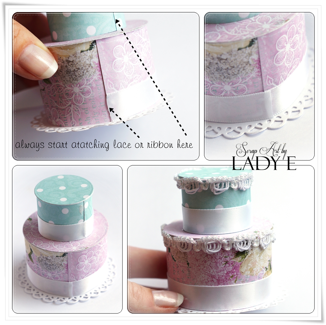 Wild Orchid Crafts: Birthday Cake in the Box - tutorial