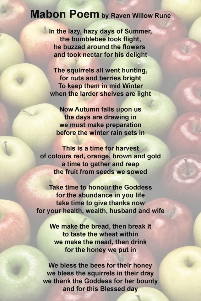 A Missive from Coriander Bats: Mabon Poems