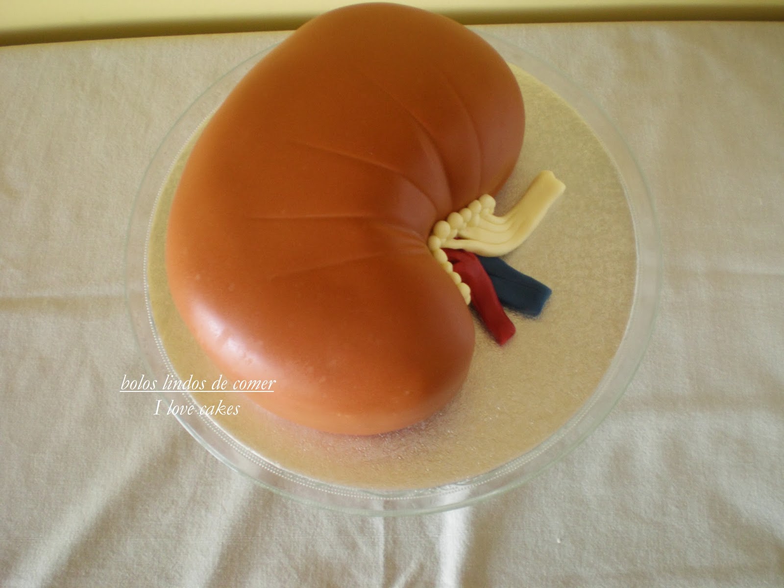 Bolos lindos de comer: Bolo rim / Kidney cake
