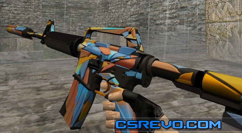 Skin M4A1 - Leaded Glass - HD CS 1.6 - CS Revo!