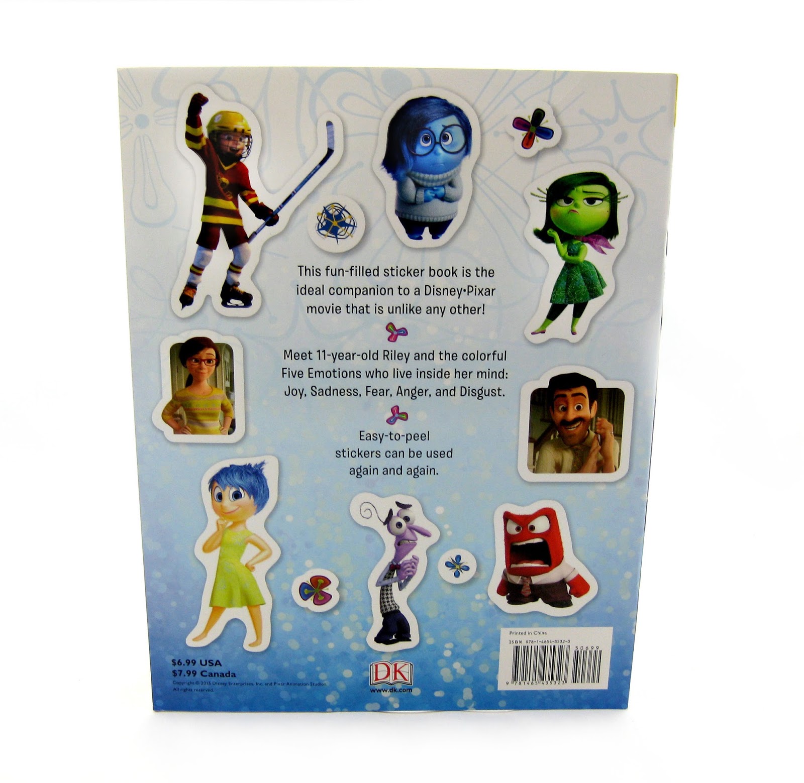Dan the Pixar Fan: Inside Out: DK Ultimate Sticker Book
