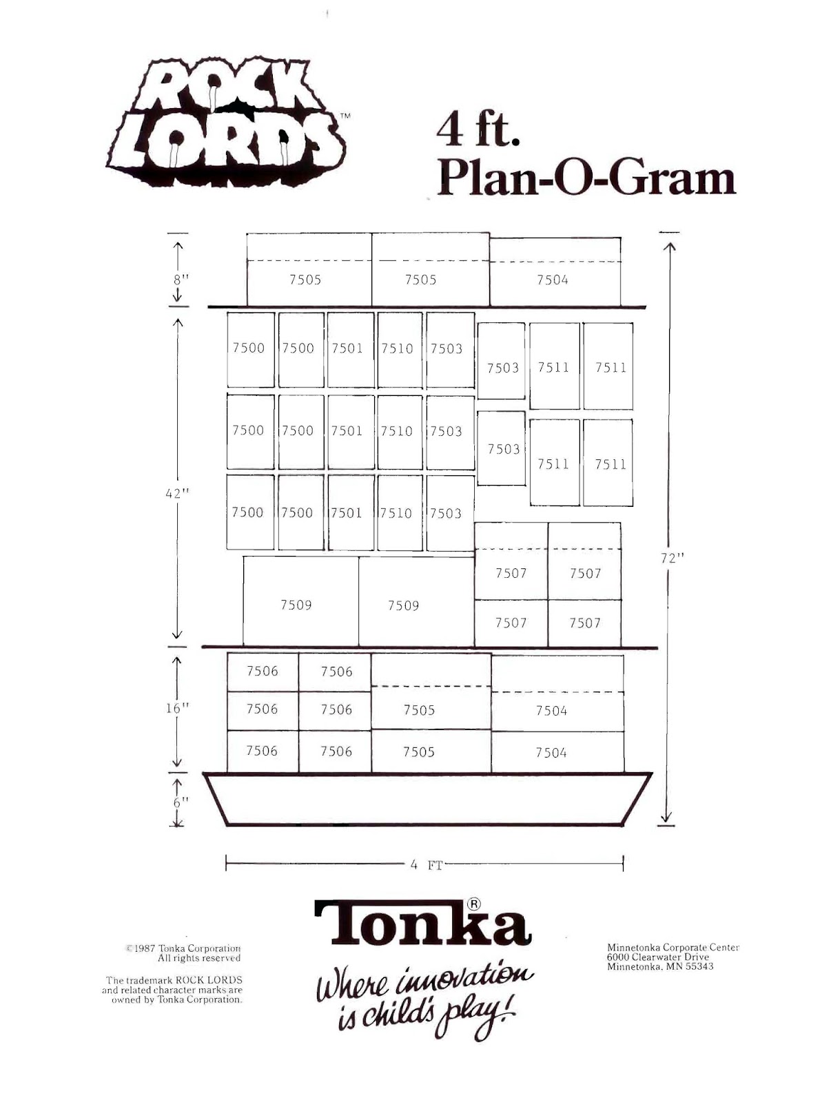 Rock Lords: Rock Lords Plan-O-Gram