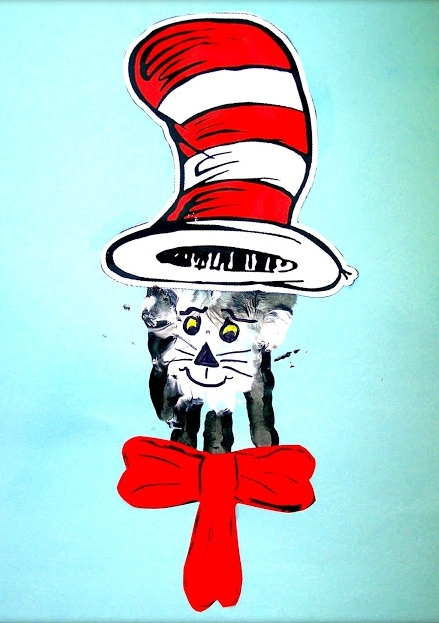 The Lorax Handprint: {Dr. Seuss' Birthday}