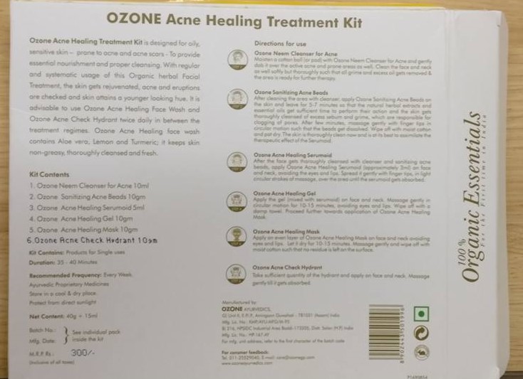 Ozone Acne Healing Treatment Kit || Healthy Skin Essentials || Review ...