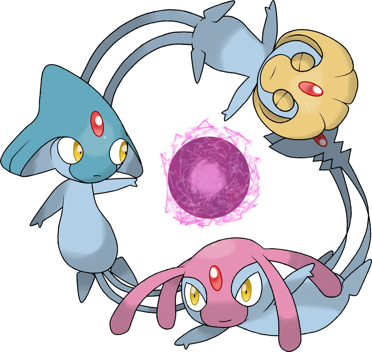 🌠ポケモン Pokémon 幽玄 Yuu-Generation💫: PC: Caja nº3: Trío del lago