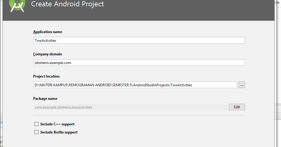 YANG BERAT NGODING, BUKAN RINDU !...: Langkah-langkah Membuat Two ...