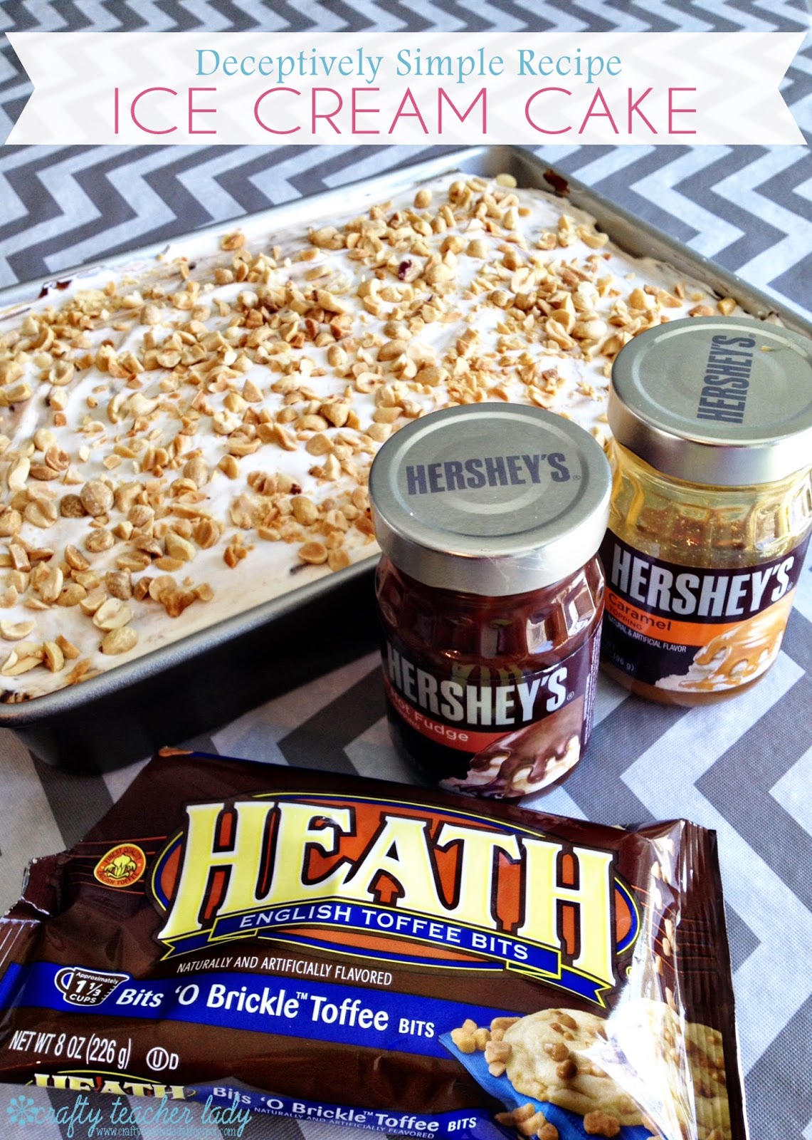 Crafty Teacher Lady: Deceptively Simple Ice Cream Cake Recipe