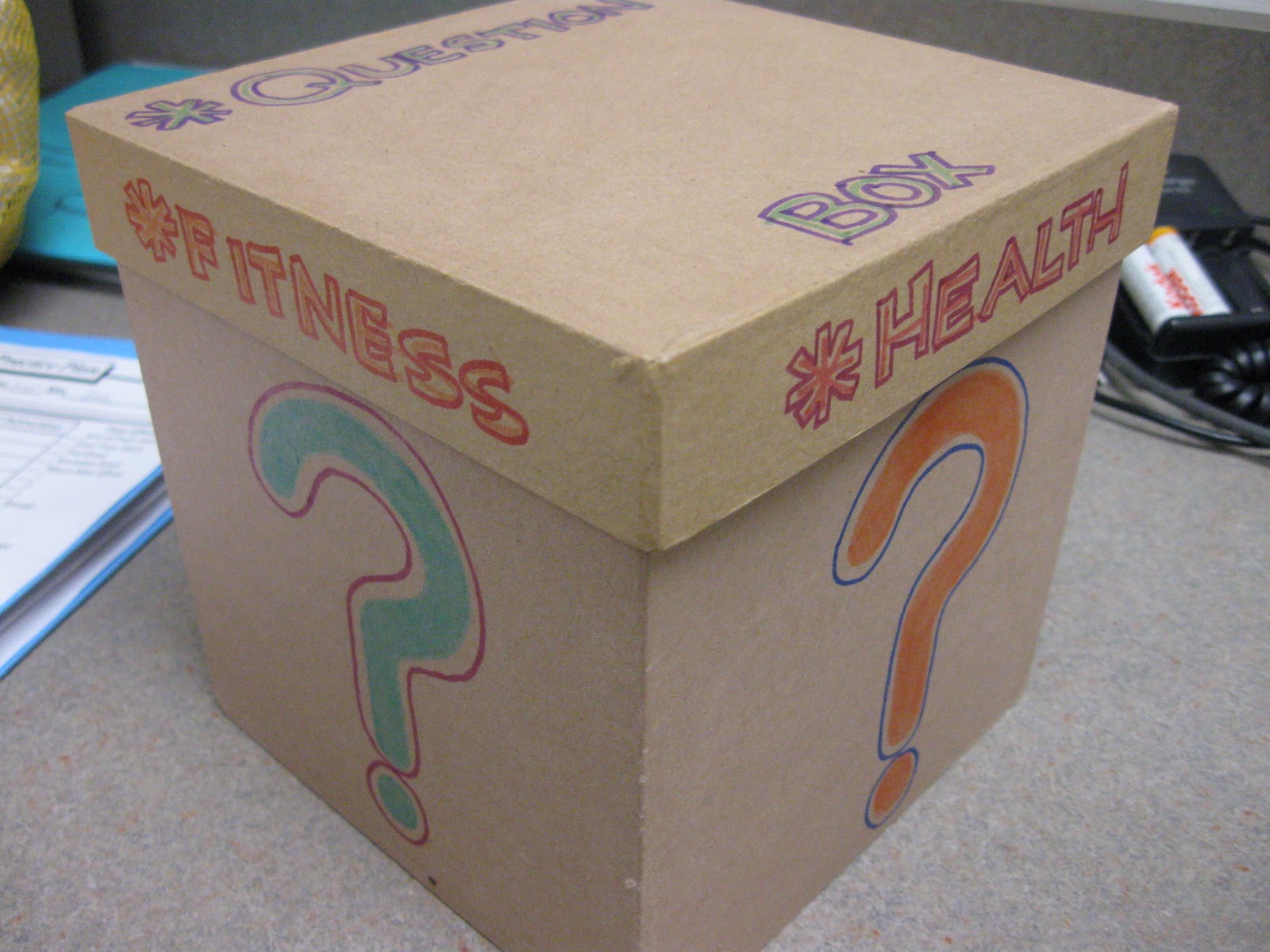 Mr. Recker's Blog: The Health & Fitness Question Box