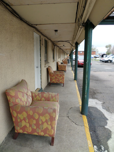 Colfax Avenue: White Swan Motel Chairs