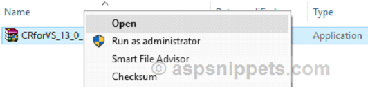 DOTNET: How to create crystal Reports with MVC.