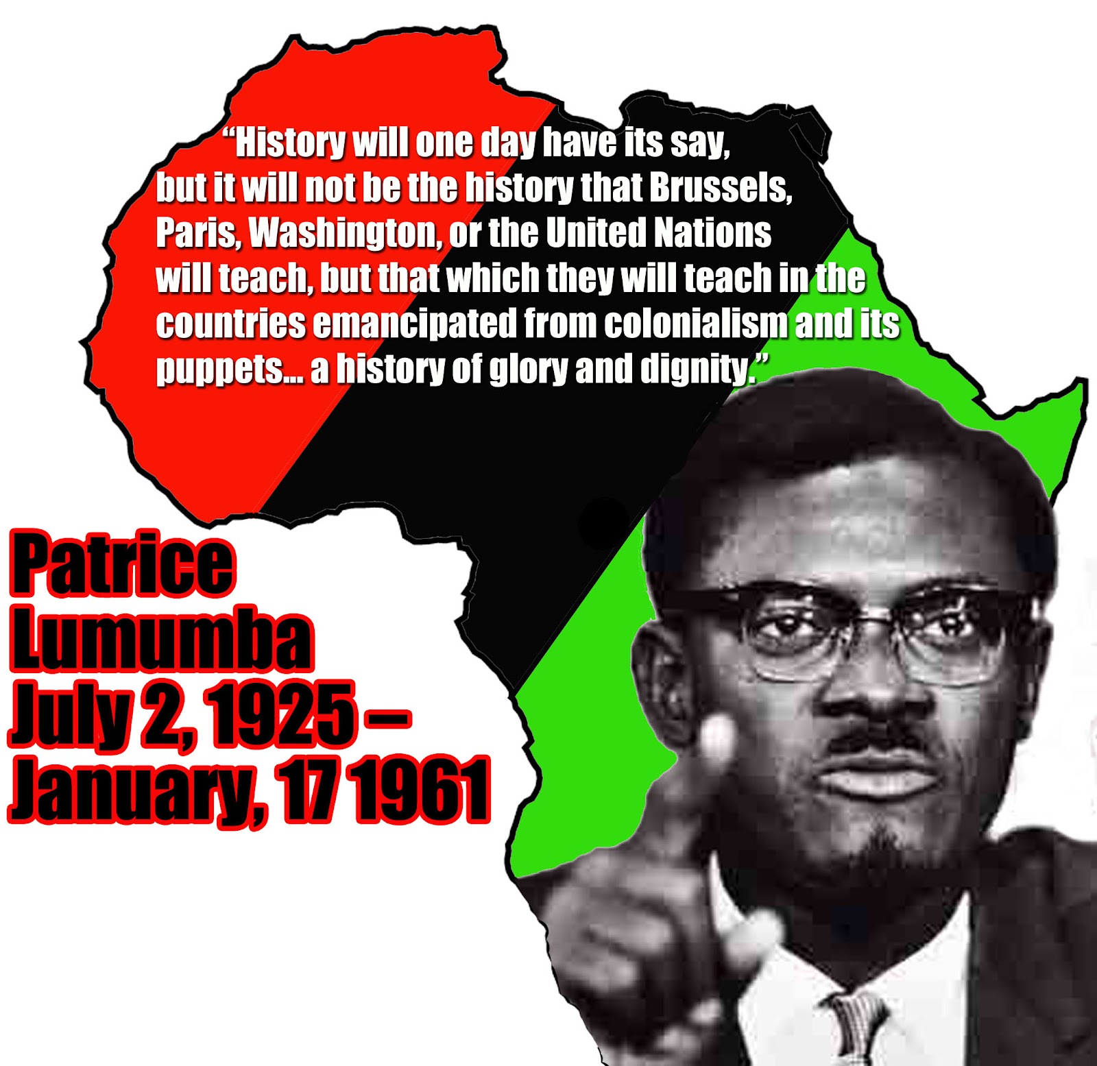AFRICAN DIASPORA: PATRICE LUMUMBA