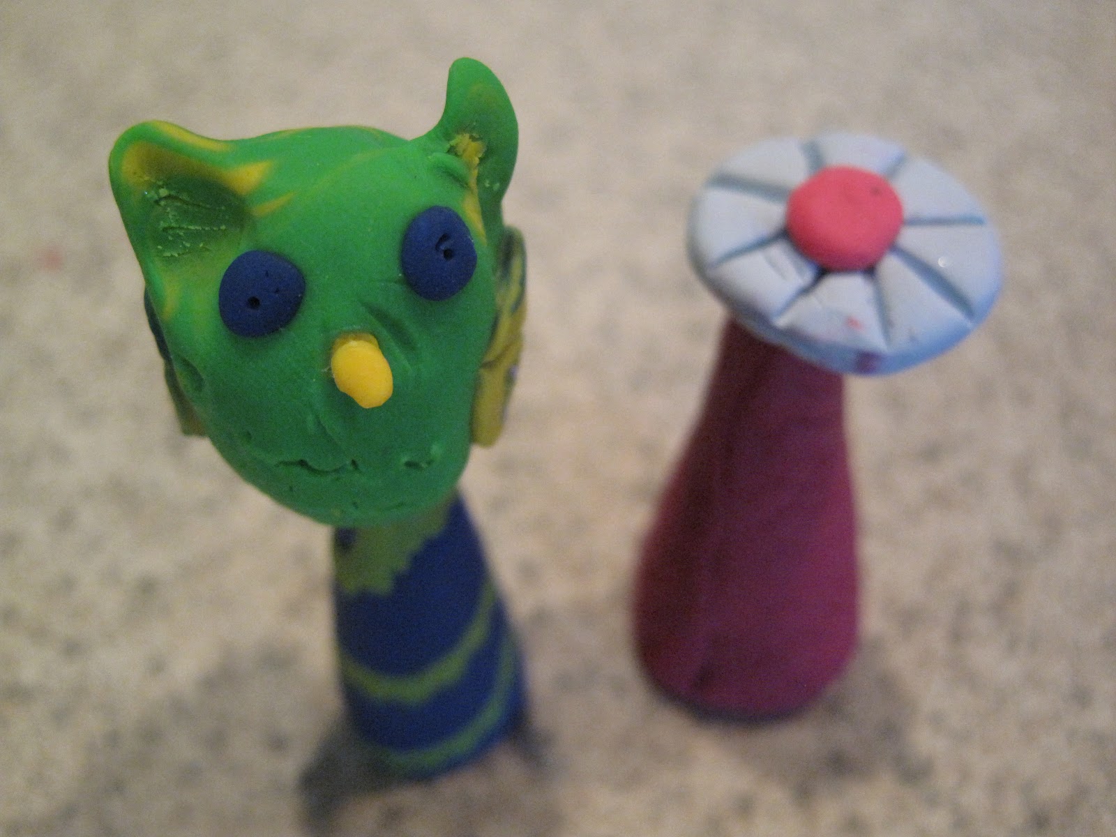 Angela Anderson Art Blog: Polymer Clay Birds & Houses - After School Art