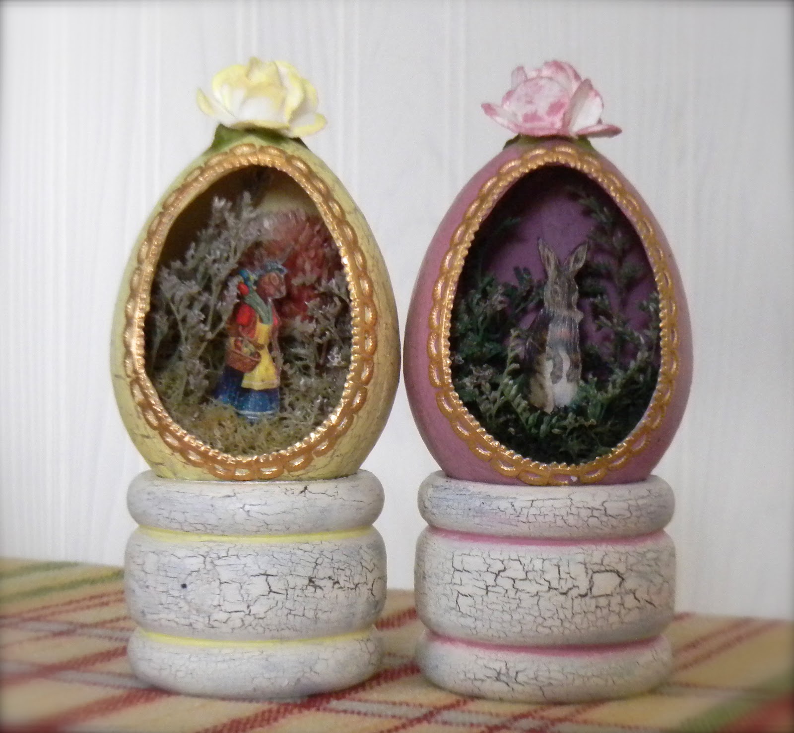 ginderellas: Paper-Mache Easter Eggs