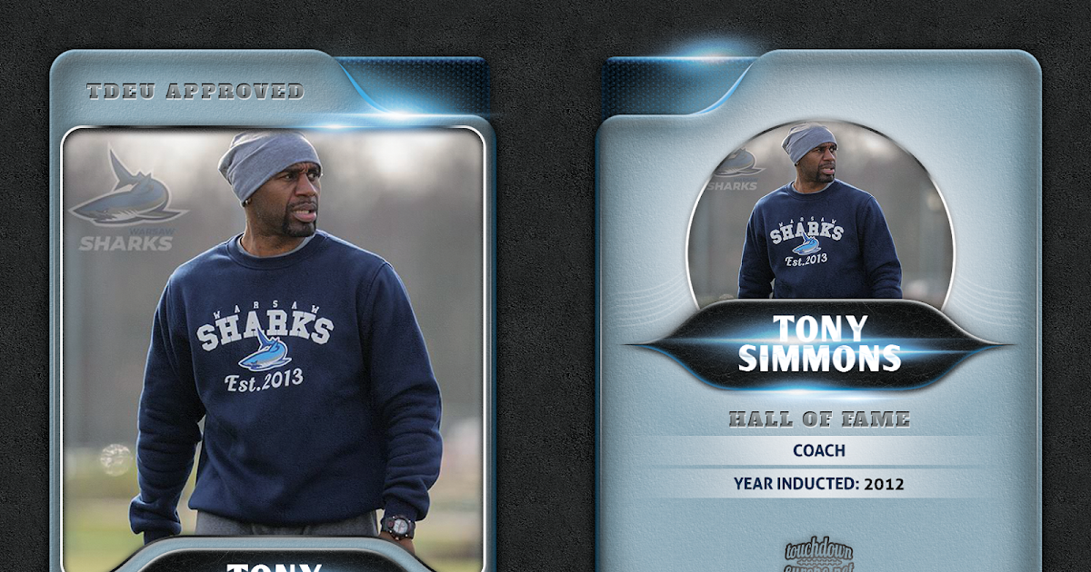 Hall of Fame: Tony Simmons, Coach | Touchdown Europe