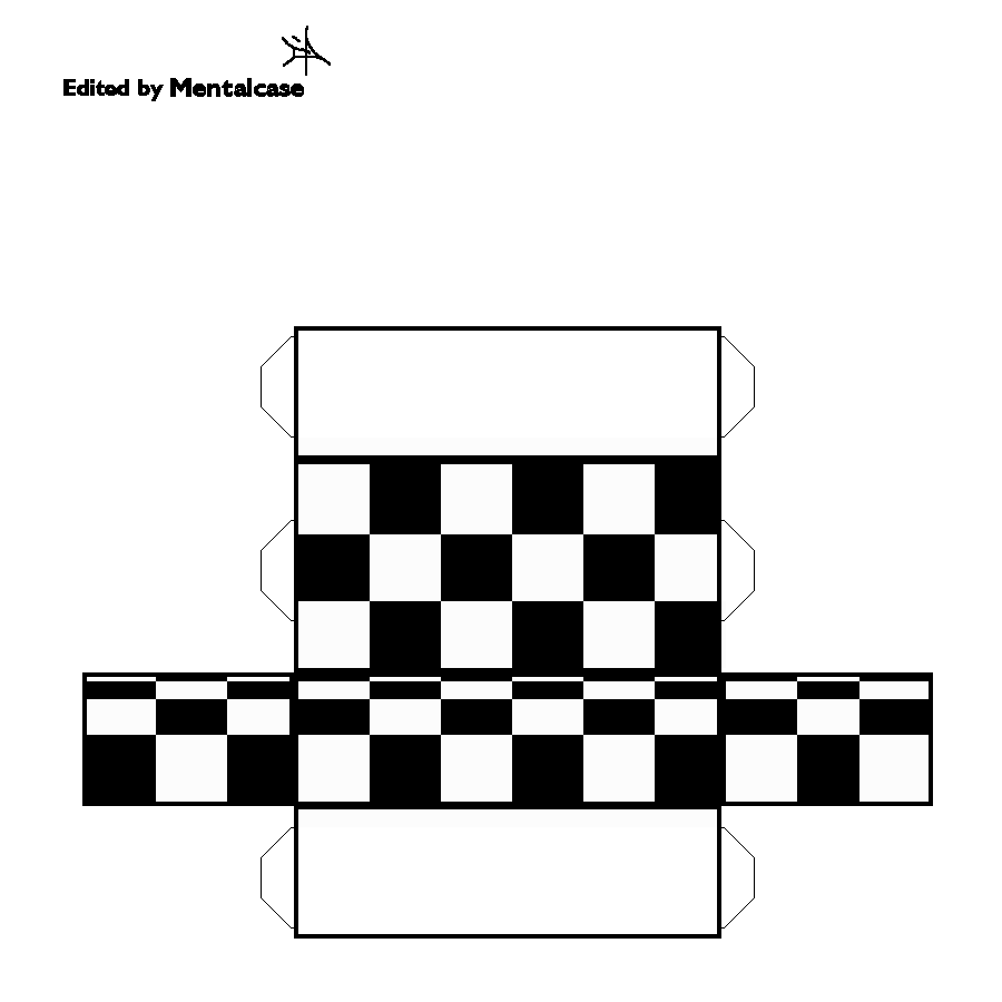 Papercraft : Diorama Mario template